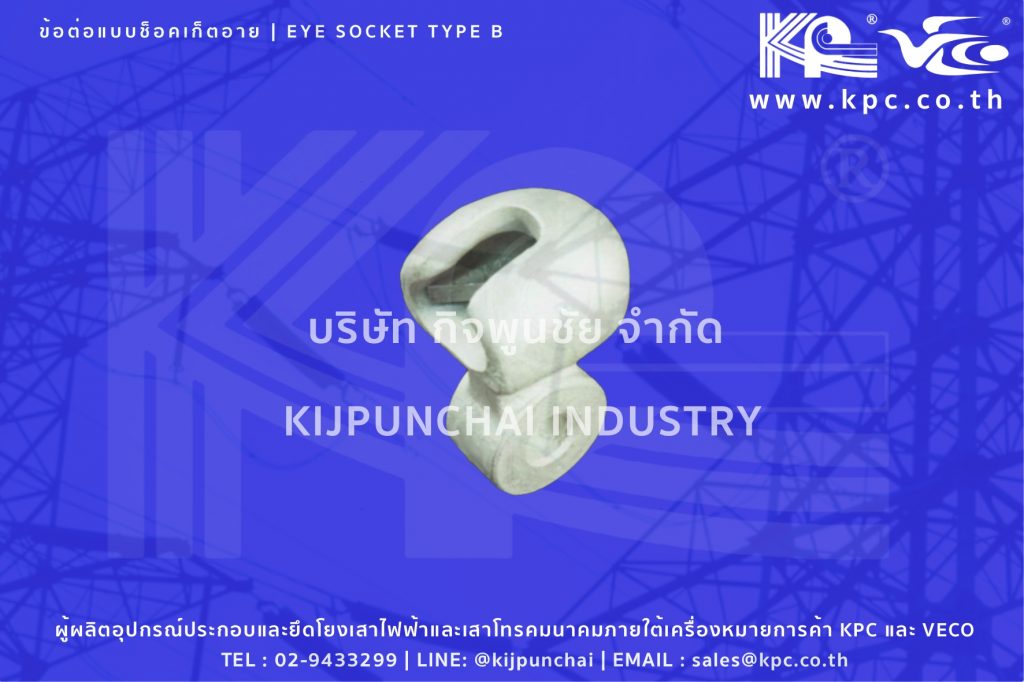 ข้อต่อแบบช็อตเก็ตอาย | EYE SOCKET TYPE B